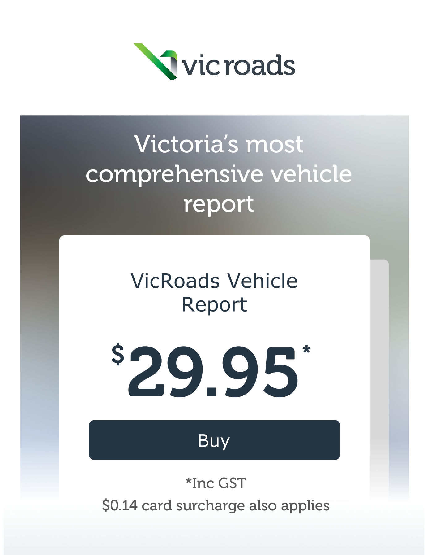 Vehicle Report : VicRoads